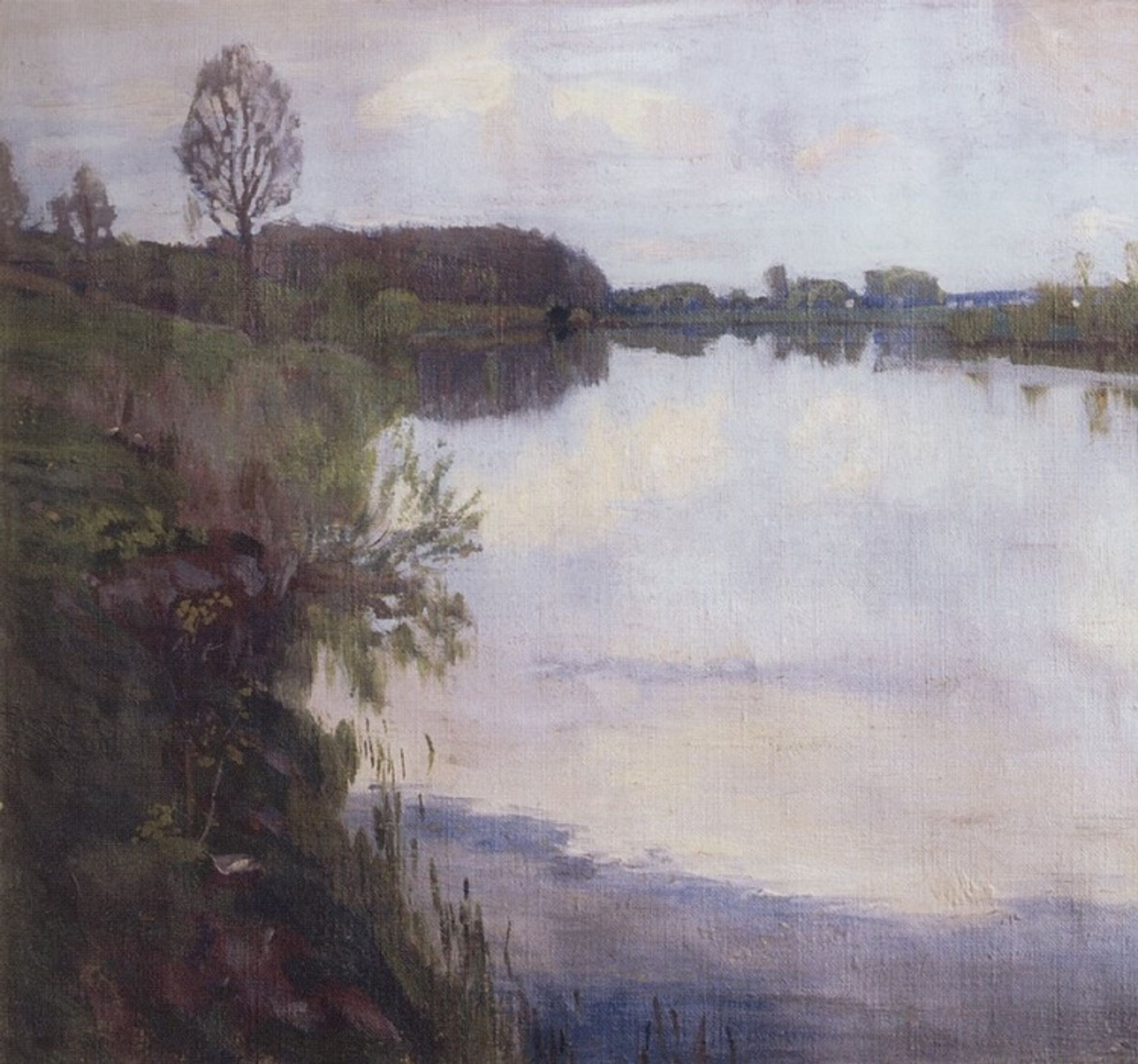 Oskol river. Spring motive - Arkady Rylov | Artera