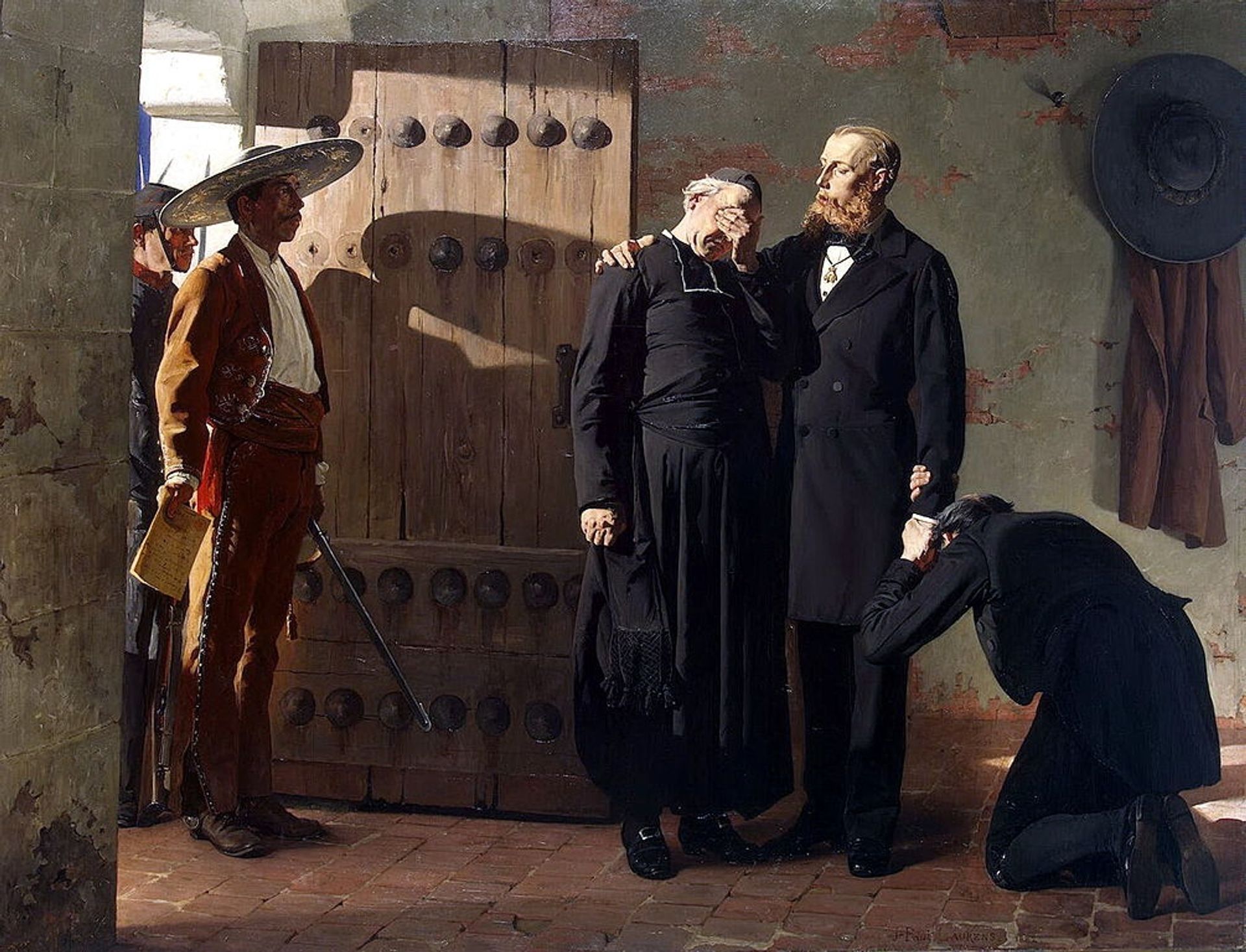 The Last moments of Maximilian, Emperor of Mexico - Jean-Paul Laurens ...