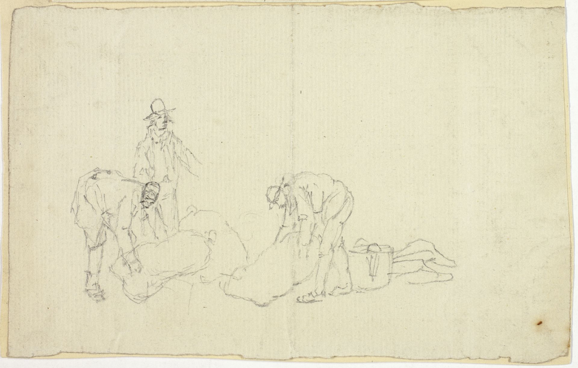 Figures with Market Goods - William Henry Pyne | Artera